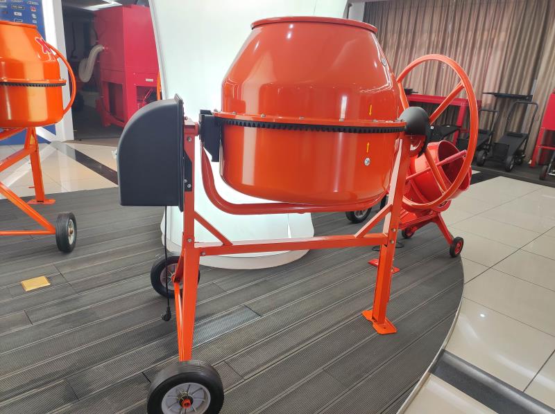 250L CEMENT MIXER,Orange color XH-PCM250 – TECHNO WRAPPING SYSTEMS LIMITED